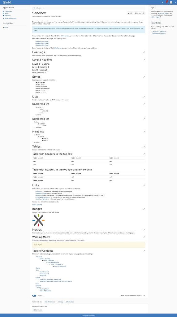 Headings and Open Sans - Development - XWiki Forum