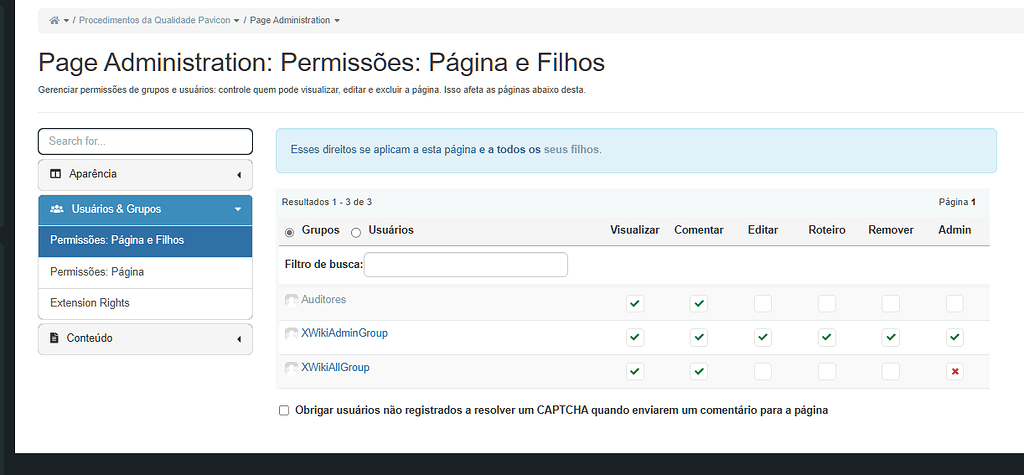 How to setup permissions of AWM apps and child pages? - Help / Discuss - XWiki Forum