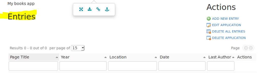 Live Table: Configure title (replace "Entries") - Help / Discuss - XWiki Forum