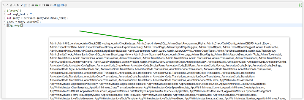 How to make a query inside a method of the Groovy class - Help / Discuss - XWiki Forum