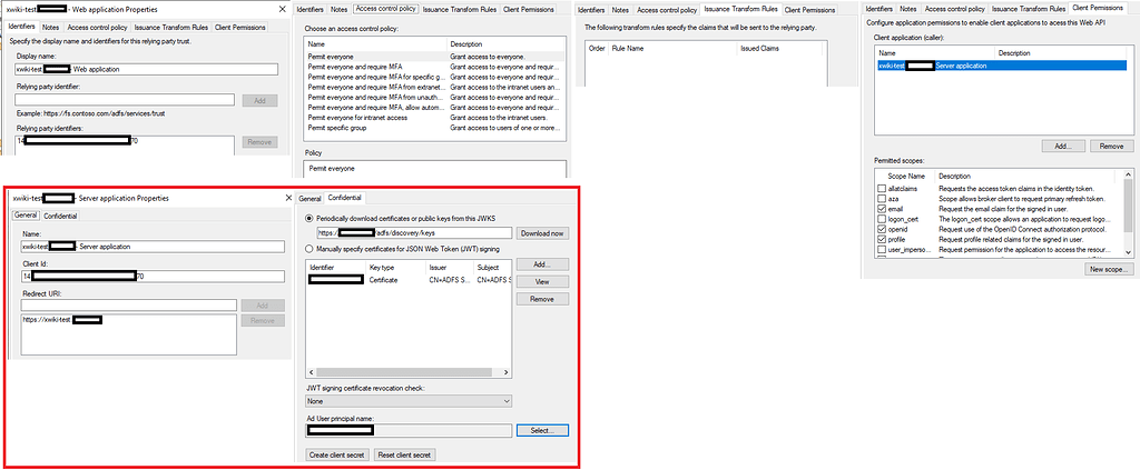 Using ADFS with OpenID Connect Authenticator extension - Help / Discuss - XWiki Forum