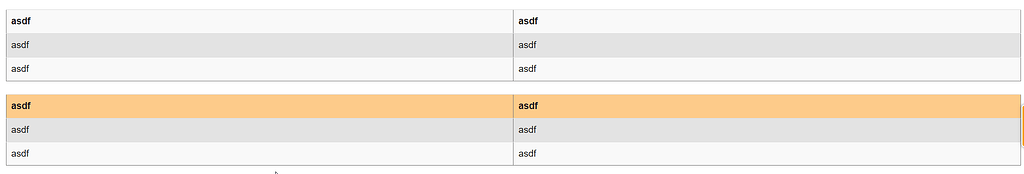 Template for colouring the first row of a table - Help / Discuss - XWiki Forum