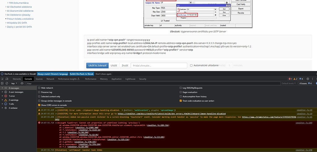 Ckeditor + image (properties of undefined) - Help / Discuss - XWiki Forum