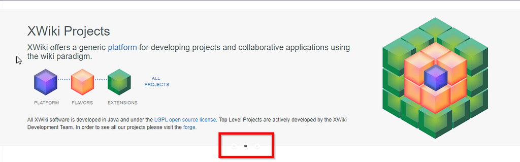 Blog Cards layout with summary text, and xwiki.org front page sleek ...